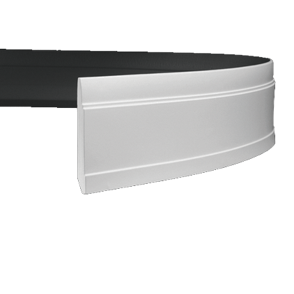 Плинтус Гибкий Европласт Лепнина 1.53.102 Д2000хШ22хВ150 мм.