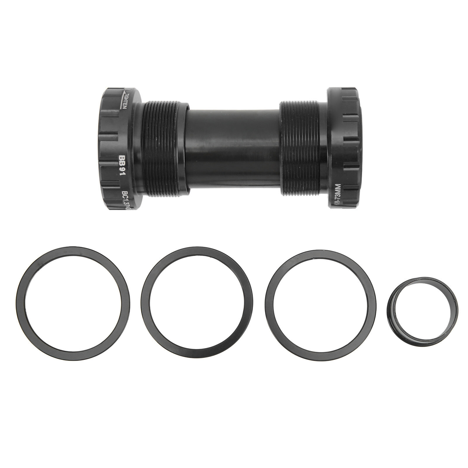 Каретка для горного велосипеда BB91, обработка на станке с ЧПУ, высококачественные компоненты для велоспорта на открытом воздухе, велосипеды с резьбой, прочная и точная посадка