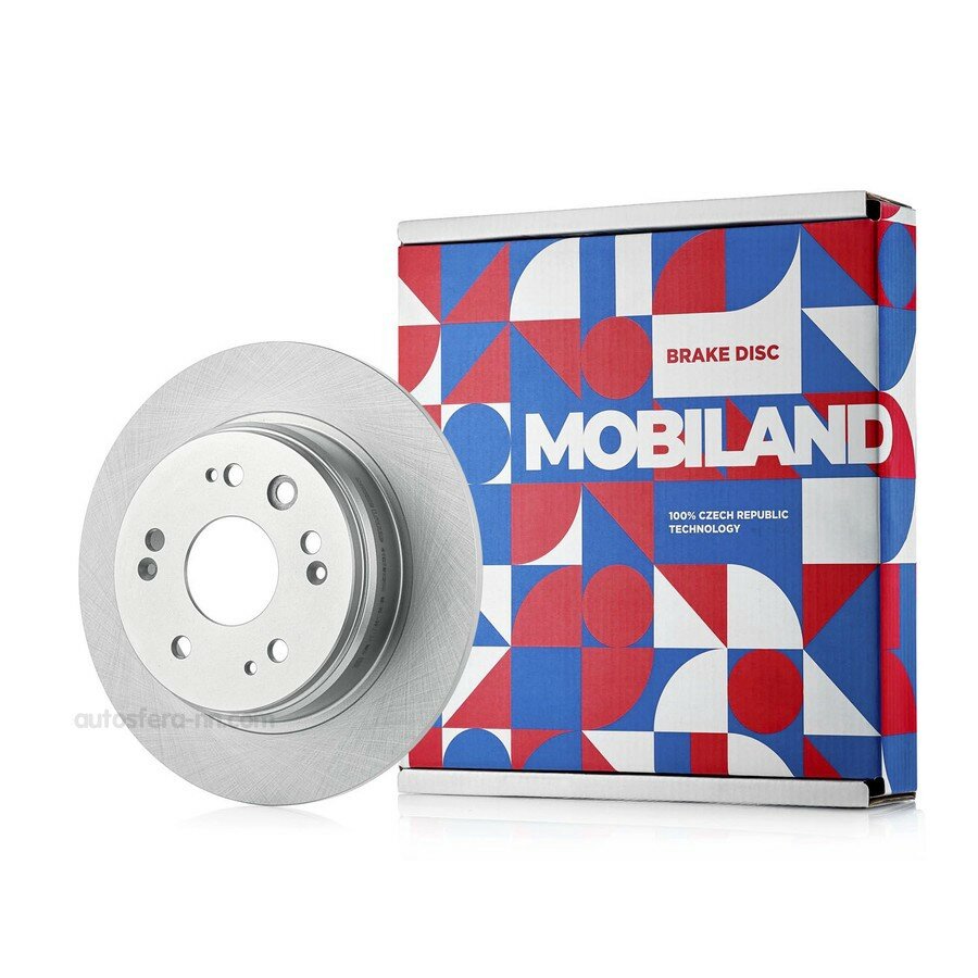 MOBILAND 416209290 Диск тормозной задний невентилируемый D281,2мм для а/м HONDA CR-V CR-V II (RD_)