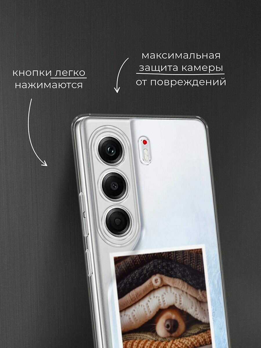 Чехол на Tecno Camon 40 Pro / Текно Камон 40 Про с принтом Сезон свитера — фото 1