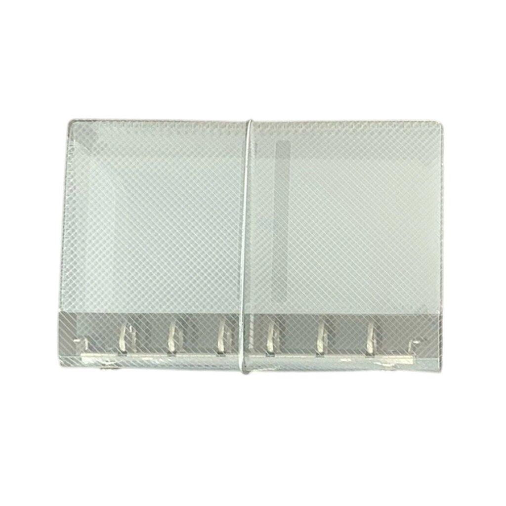 Папка для переплетов A6 / A7 с прозрачной обложкой для ноутбука Практичная трехстворчатая откидная крышка для эффективного хранения бумаги