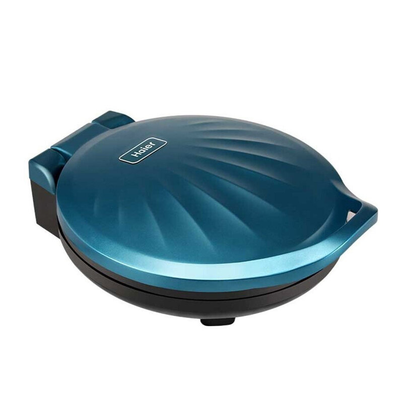 Электрогриль Haier, синий, компактный, 2200 Вт, антипригарное покрытие
