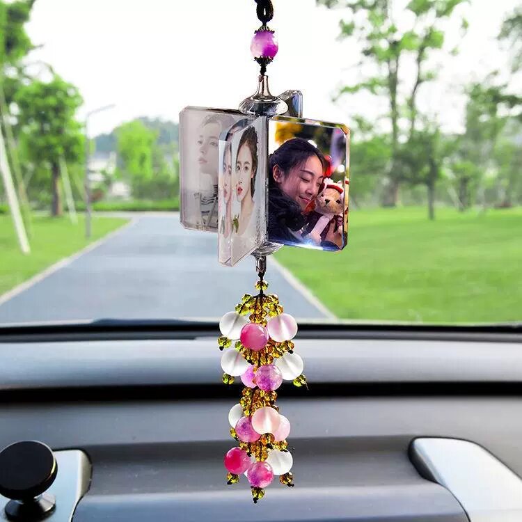 Подвесная фоторамка для автомобиля, украшение для авто, ручная работа, маленькая модная рамка для фотографий, декор для
