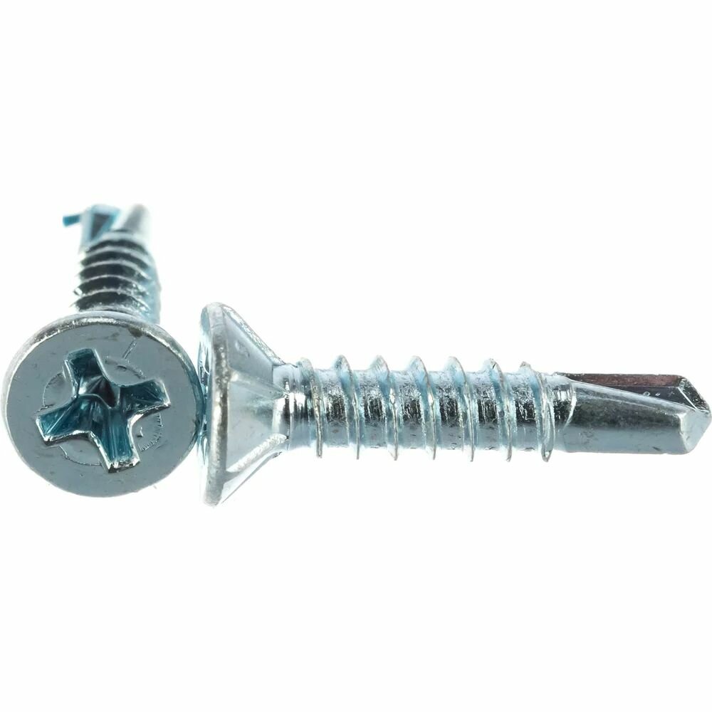 Оконный саморез Госкреп, белый, сверло 3,9х19 40 шт. 1-0021740