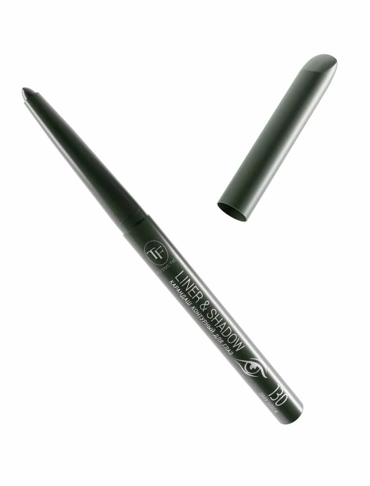 TF cosmetics Карандаш для глаз, Liner&shadow, автоматический, тон 130, оливковый хаки