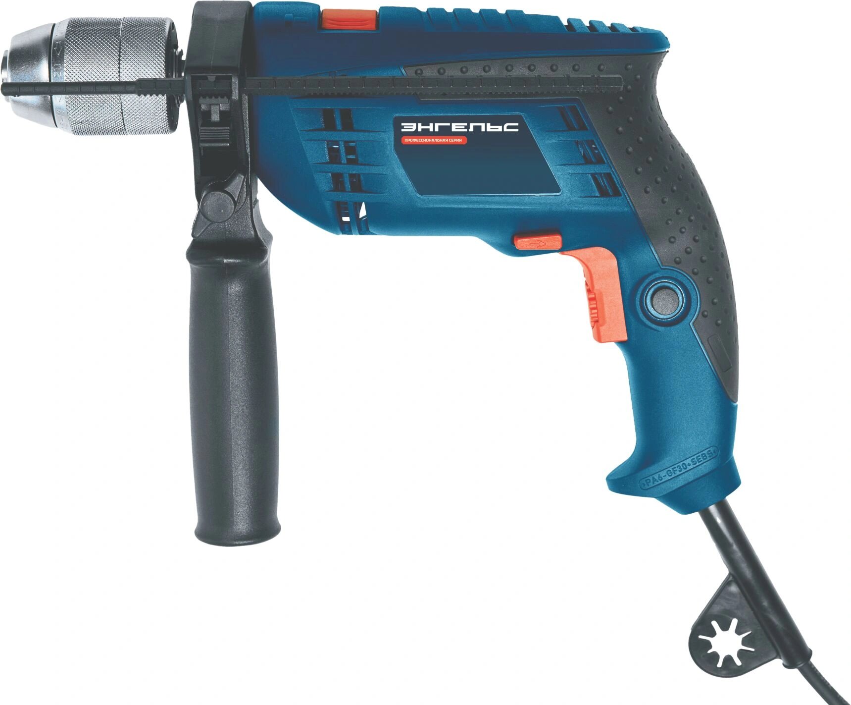 Дрель ударная Энгельс ДУ 600-13 БЗП 600Вт патрон: быстрозажим