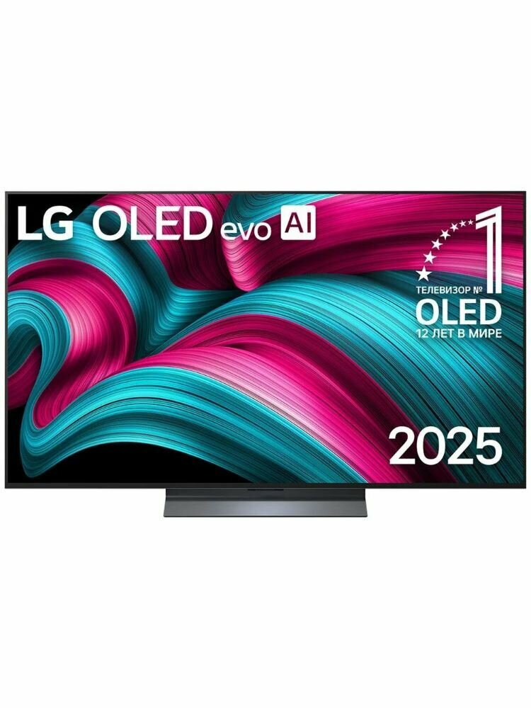 Телевизор LG OLED55C5RLA. ARUG, черный/серебристый