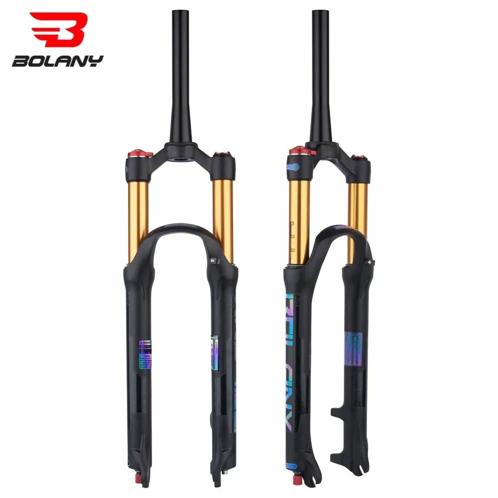 29 велосипедная воздушная амортизационная вилка с регулировкой демпфирования и отскока, быстросъемная, ручная блокировка, ход 120 мм, подходит для горных/шоссейных велосипедов.