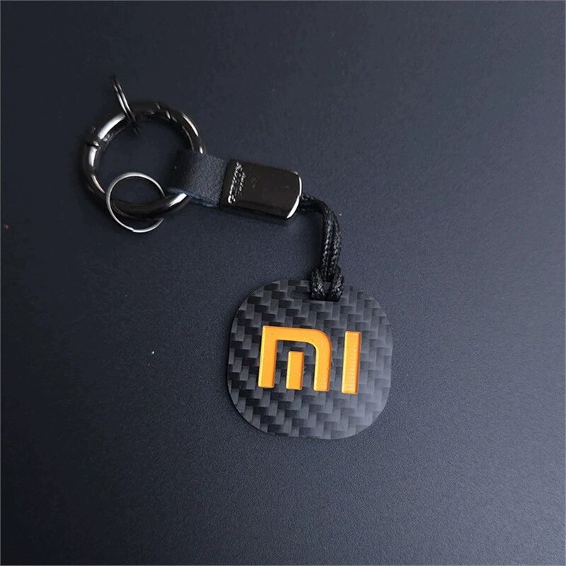 Брелок для ключей из настоящего карбона с защитой от потери для Mercedes-Benz, BMW, Audi, Porsche, Xiaomi, Tesla