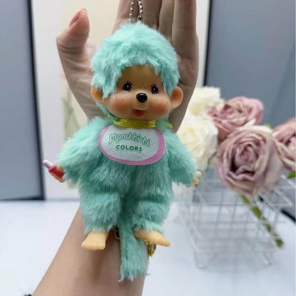Мягкая игрушка Monchhichi для мальчиков 20см - подарок для девочек, декор для рабочего стола.