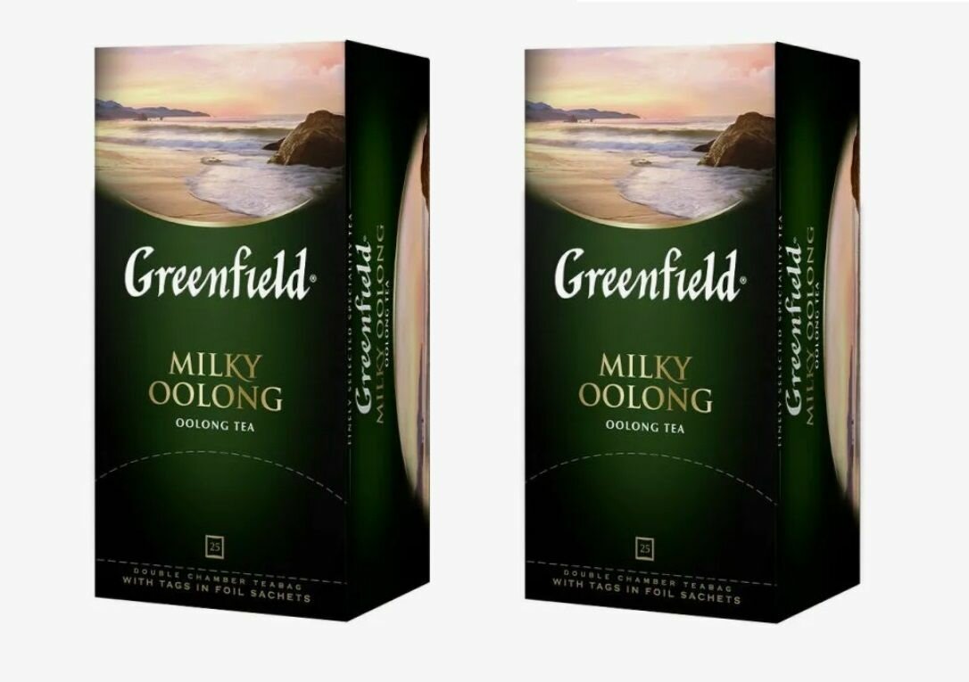 Greenfield Милки Оолонг зеленый, 25 х 2г, 2шт