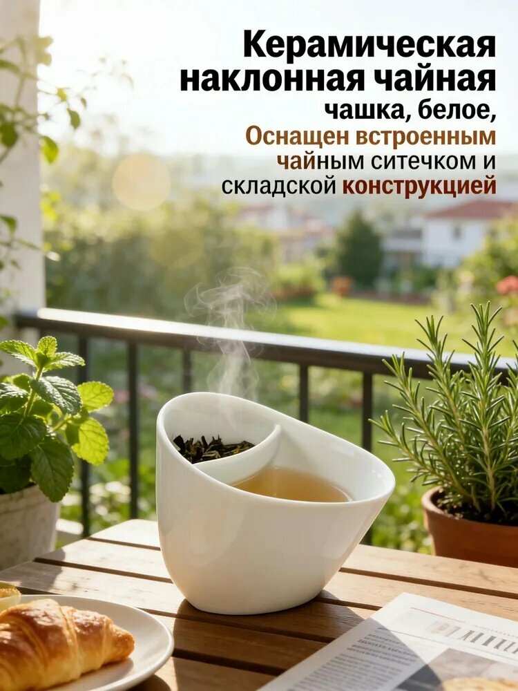 Пиала 350 мл белый, 1 шт