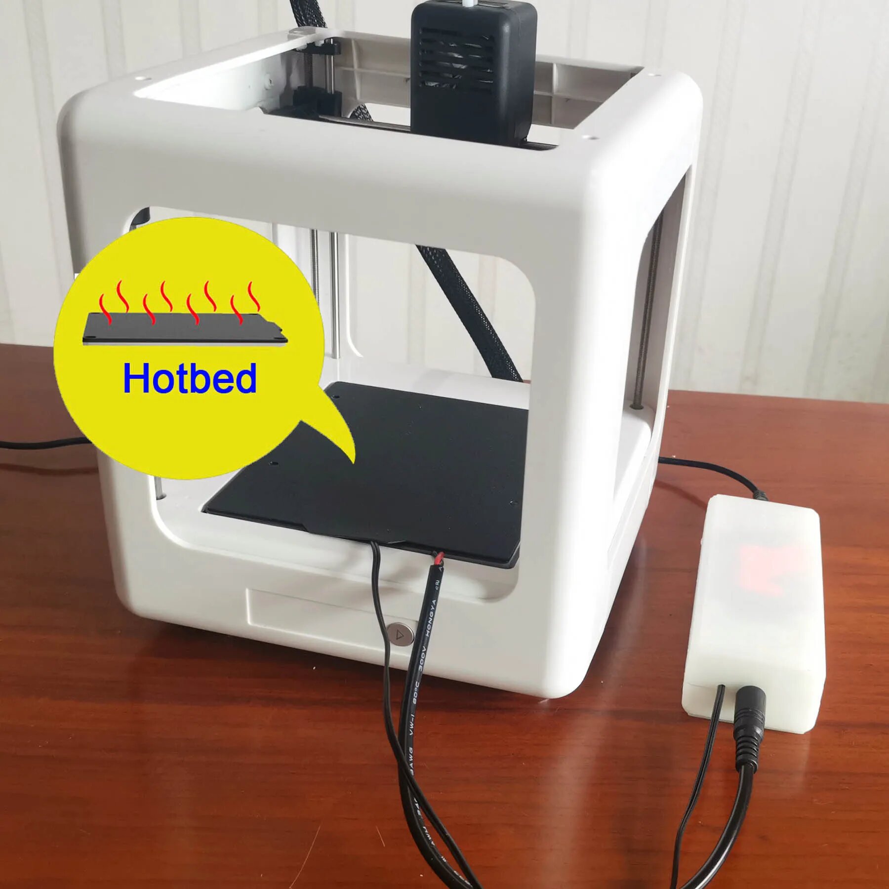 Паяльная кровать EasyThreed для 3D-принтеров 60W adaptor, hotbed for NANO