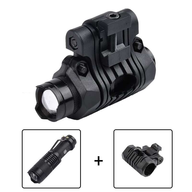 Фонарь для пожарного шлема WADSN, крепление для фонарика, взрывозащищенный налобный фонарь, тактический фонарь для