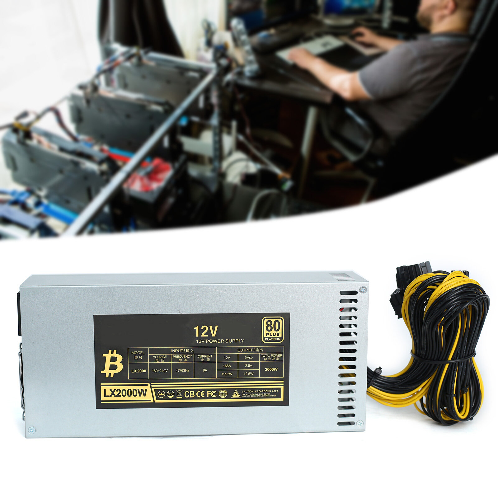 Для сервера Miner Mining Mining Power 2000W. — фото 1