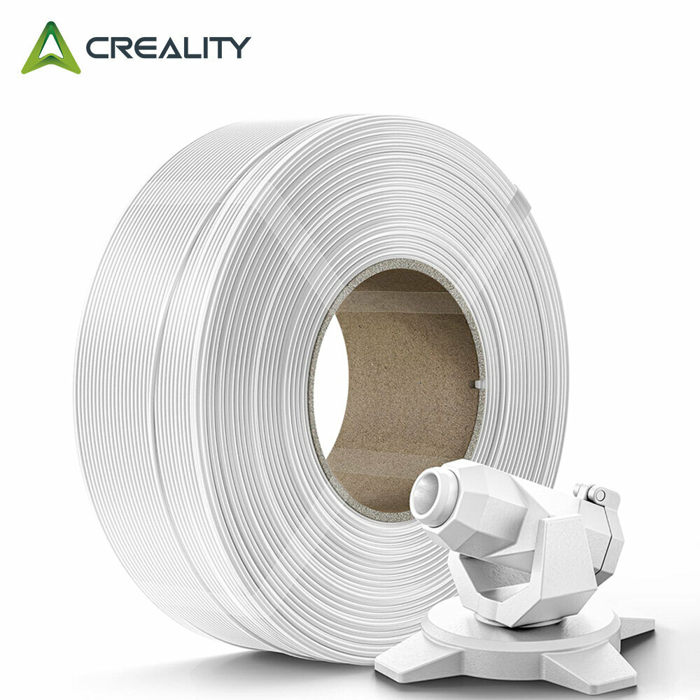 Creality CR-PETG, беспроводной вал, 1,75 мм, 1 кг, белый, заправка нити для 3D-принтера
