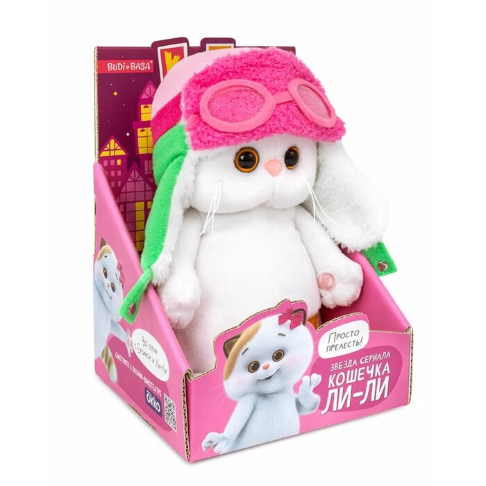 Мягкая игрушка «Кошечка Ли-Ли, авиатор», «Мультсериал», 18 см