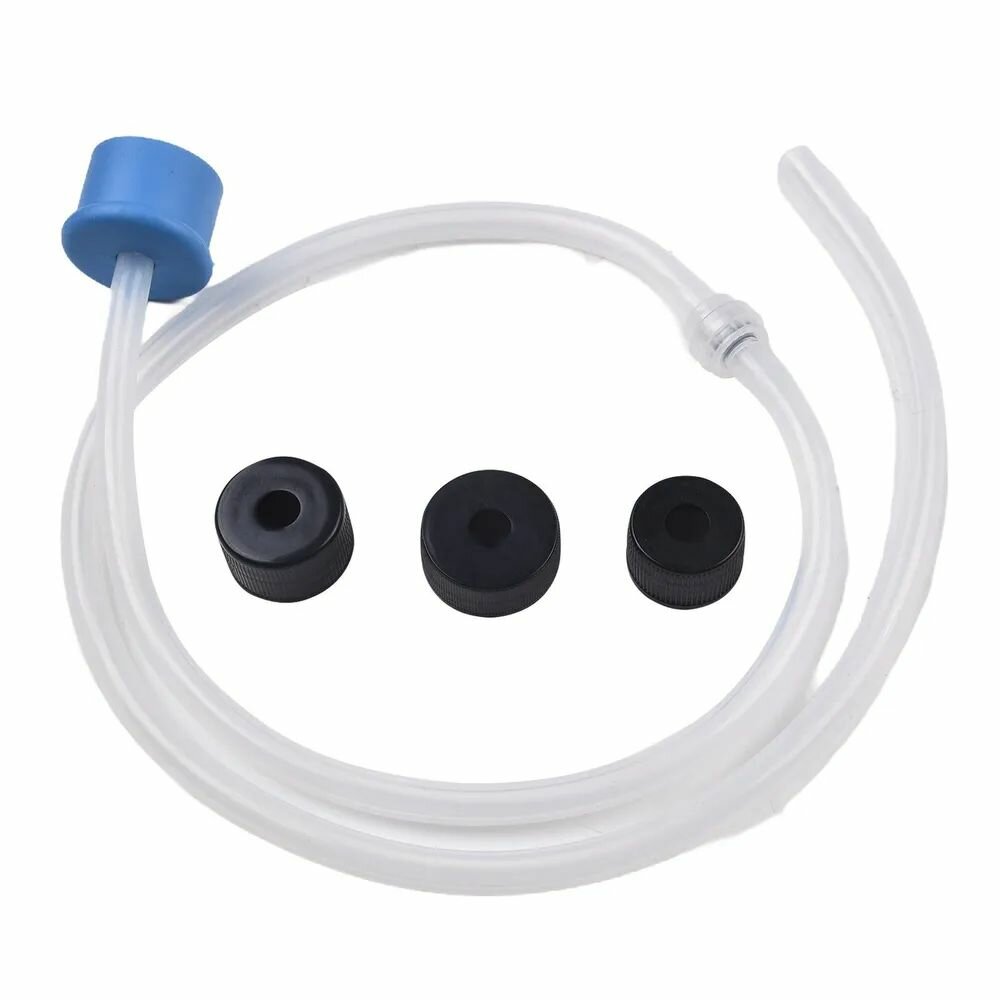 Дозатор мыла из силикона, комплект с удлиненным шлангом 1 м и крышкой для бутылки для кухонной раковины