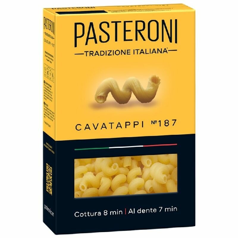 Макаронные изделия PASTERONI CAVATAPPI №187 / Рожки Витые 400г