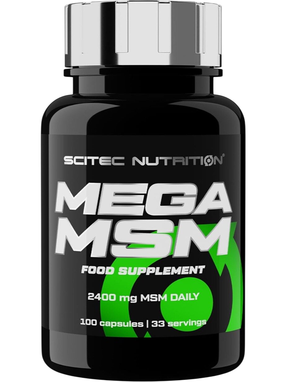 Комплекс хондропротекторов Scitec Nutrition Mega MSM 2400 mg 100 капсул