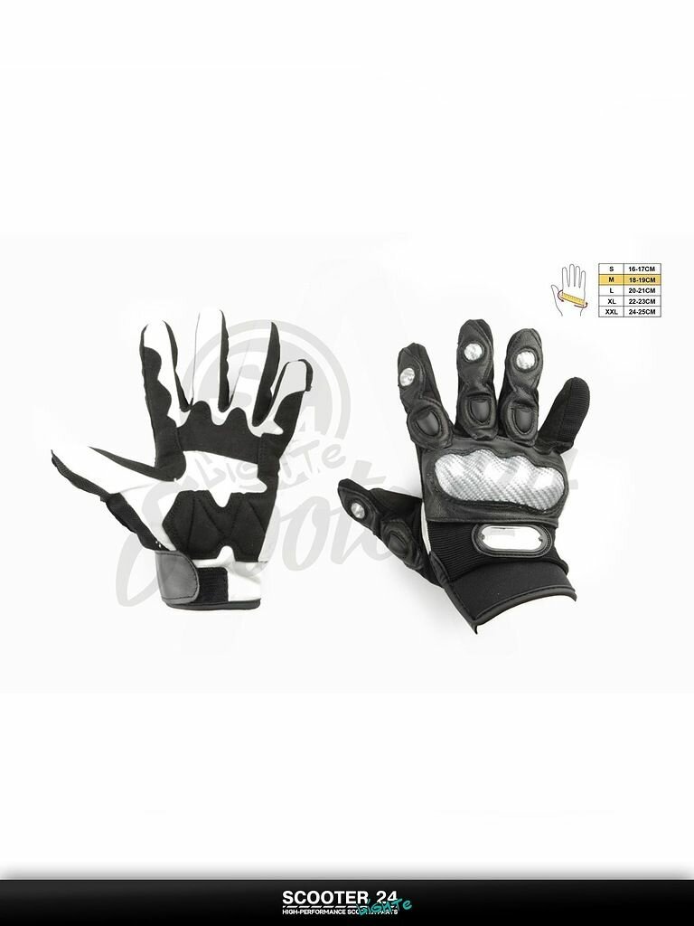 Перчатки мото универсальные, эндуро / питбайк "SCOYCO" (mod: MC-33, size: M, черные, текстиль)