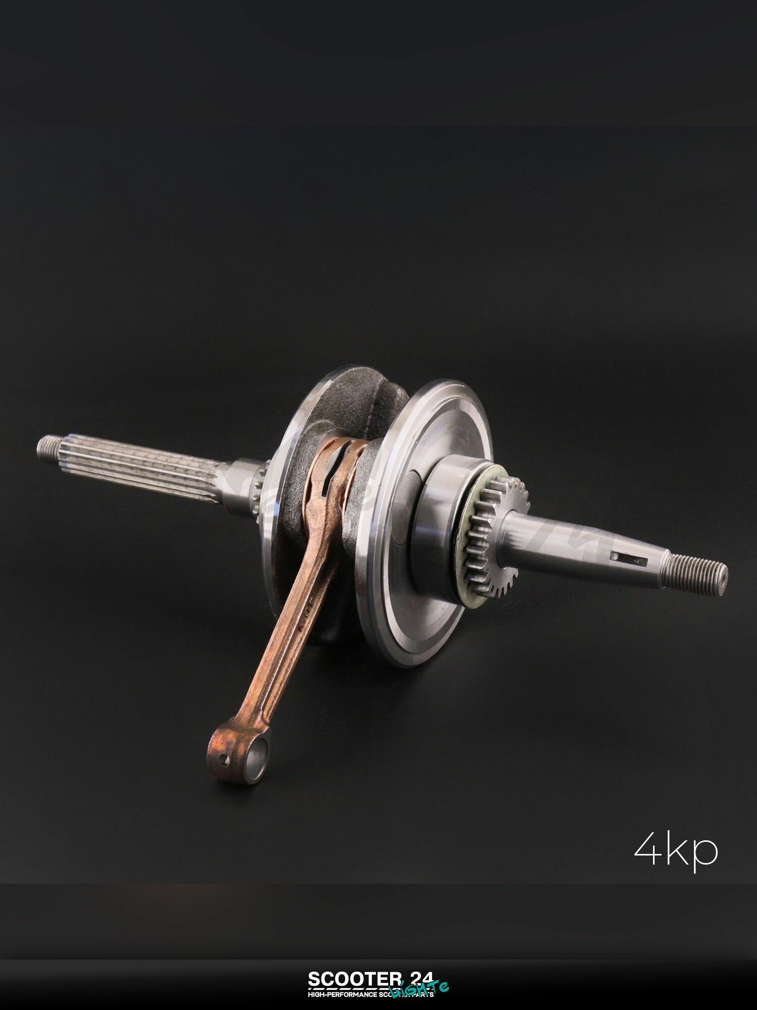 Коленвал на мотоцикл / скутер / мопед Yamaha CYGNUS 125 кубов (4KP) (под сепаратор 13 мм) "KOMATCU"