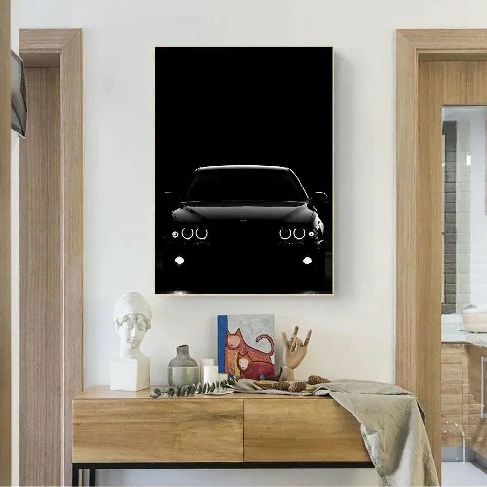 Алмазная мозаика "машина бмв / BMW " 30*40см, без рамы. Отлично подходит для дома, украшения, подарков, Рождества.