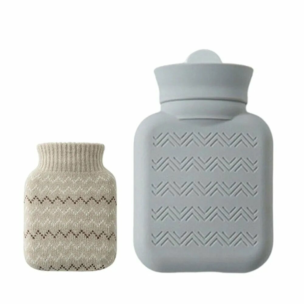 Взрывозащищенный симпатичный менструальный пакетик для теплой воды светло-серого цвета инъекций