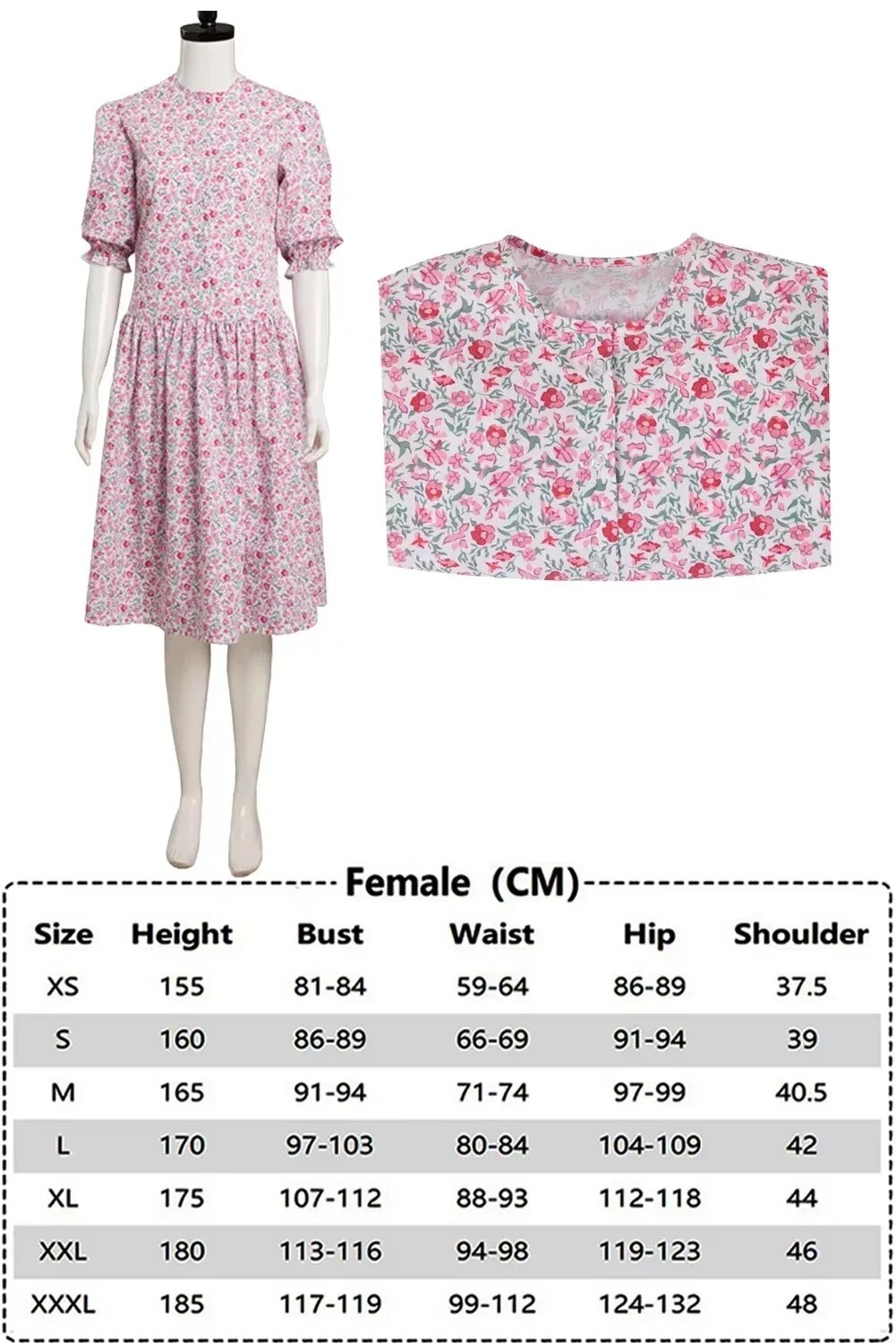 FasCostume Косплей костюм Барбара розовый XXL