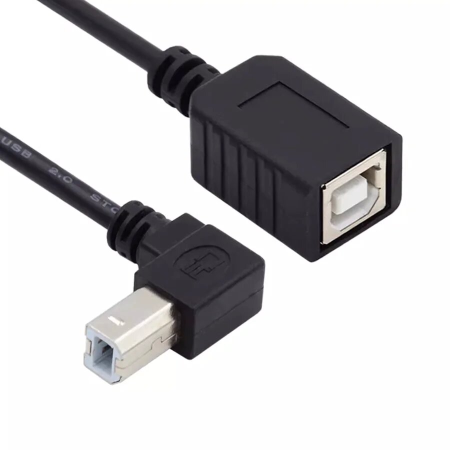 USB 2.0 кабель B-B Up Angled