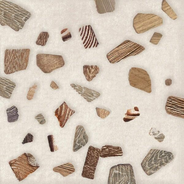 Azori Плитка TERRAZZO WOOD мат 31,5x63 9,5 мм арт. 00-00002402 (цена за 1.59 м2)