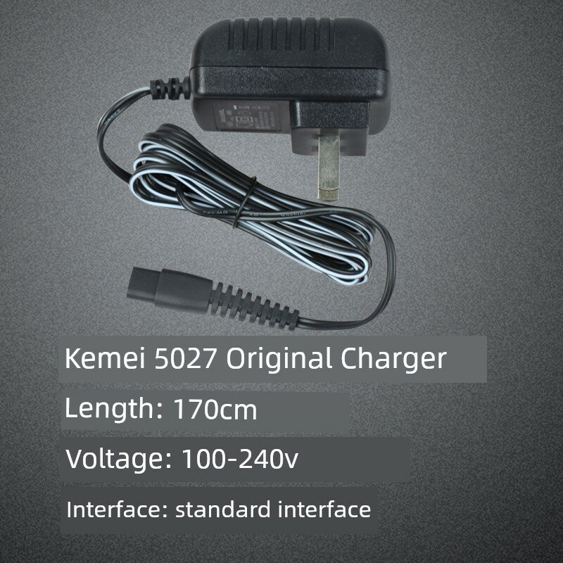 Оригинальное лезвие для электрической машинки для стрижки волос Kemei 5021, оригинальное зарядное устройство 1102,