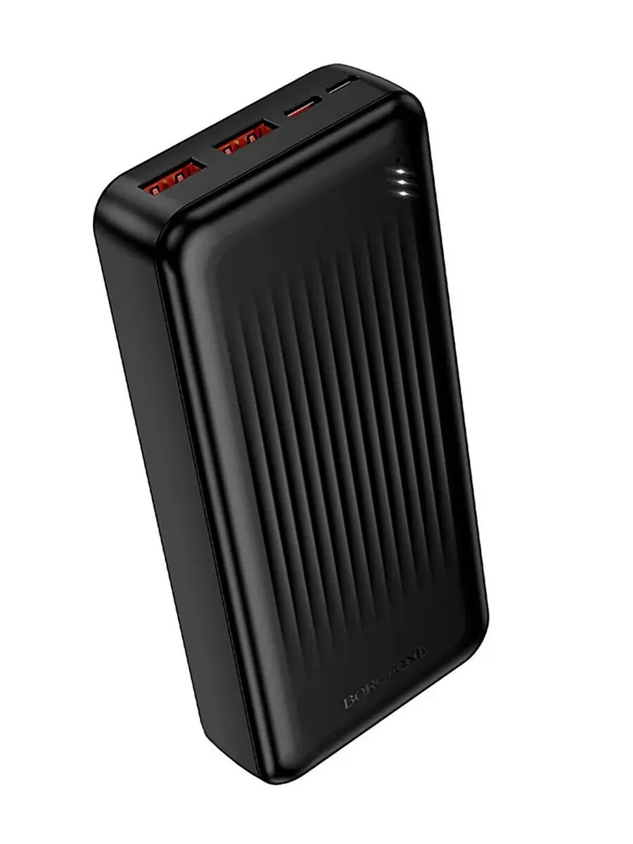 Внешний аккумулятор Borofone BJ80A 20000mAh (PD20W, QC22.5W) черный / повербанк с быстрой зарядкой