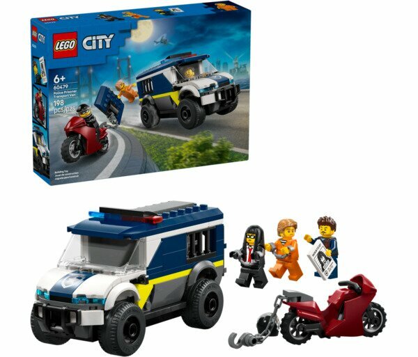 Конструктор LEGO City 60479 Полицейский фургон для перевозки заключенных (Lego 60479)