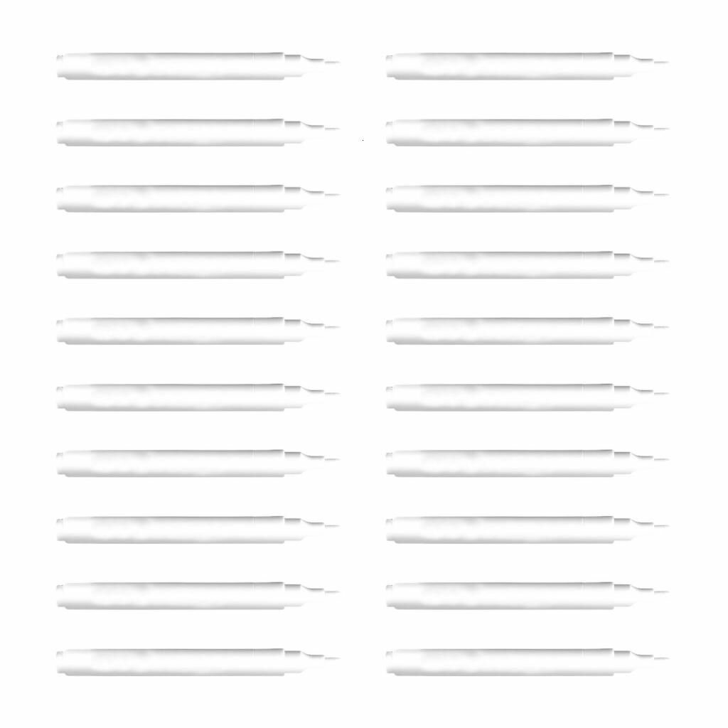 Маркеры акриловые 20 шт, Белый