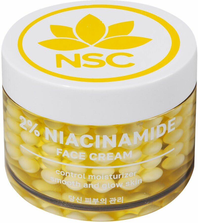 Крем для лица NAME SKIN CARE 3D Ниацинамид Глубокое восстановление и сияние кожи с витамином С, 120мл