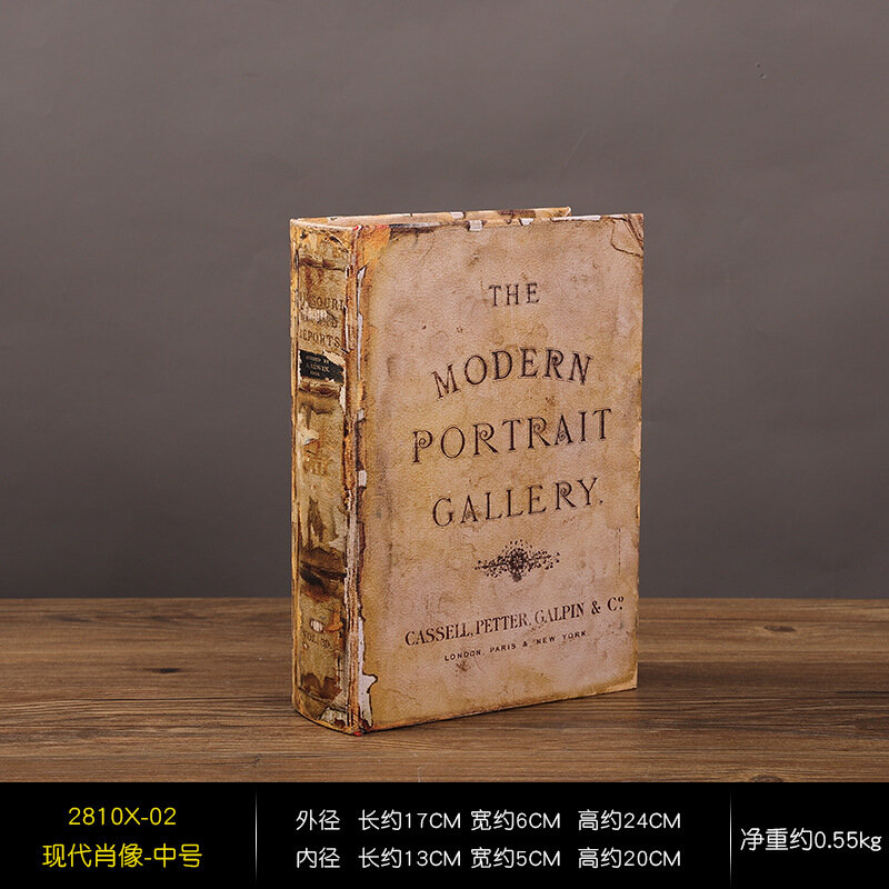 Имитация книги, модель книги для декора в кабинете, офисе, книжной полке, винтажная декоративная книга, реквизит для фотографии, ремесленная демонстрация