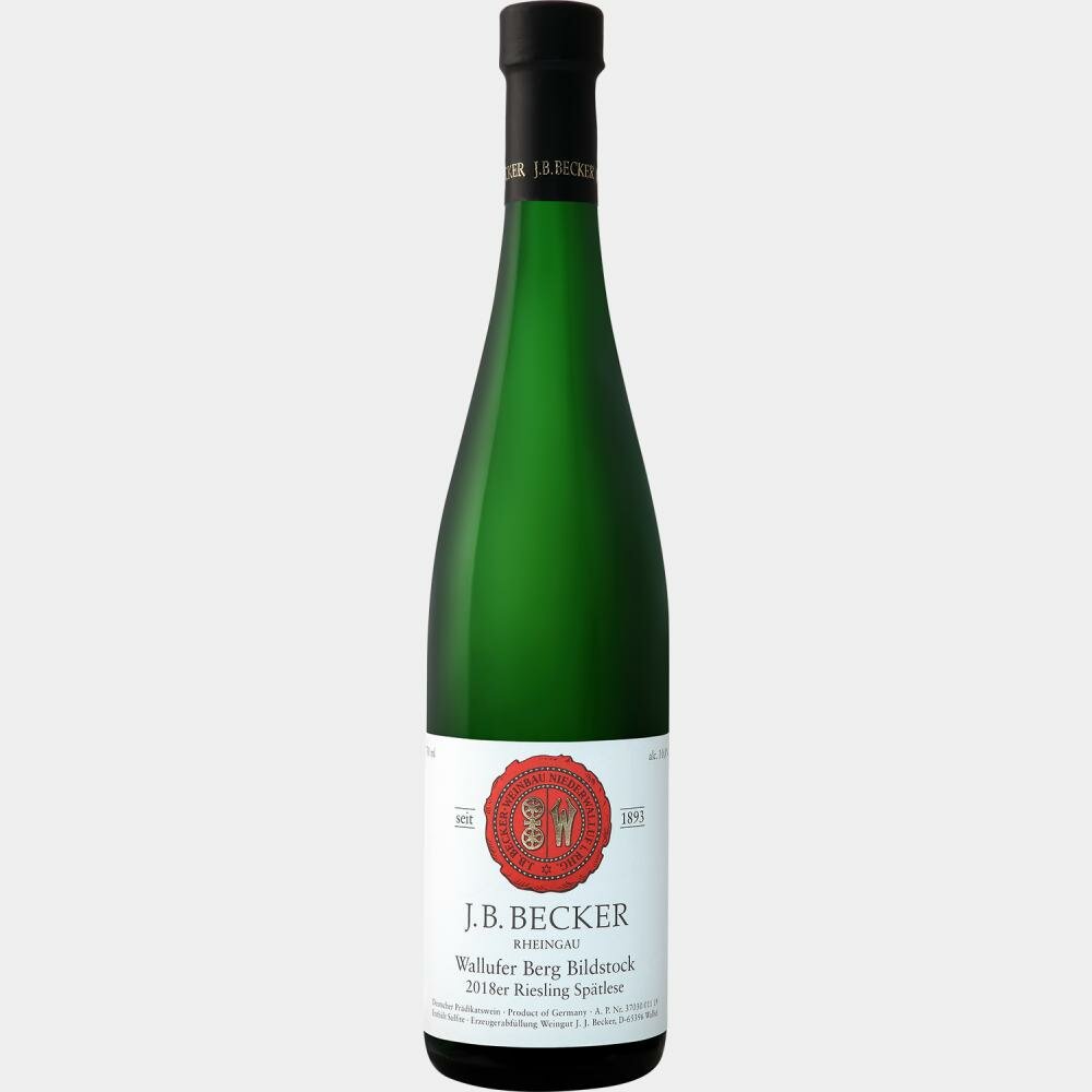 Riesling Wallufer Berg Bildstock Spatlese Rheingau J.B.Becker