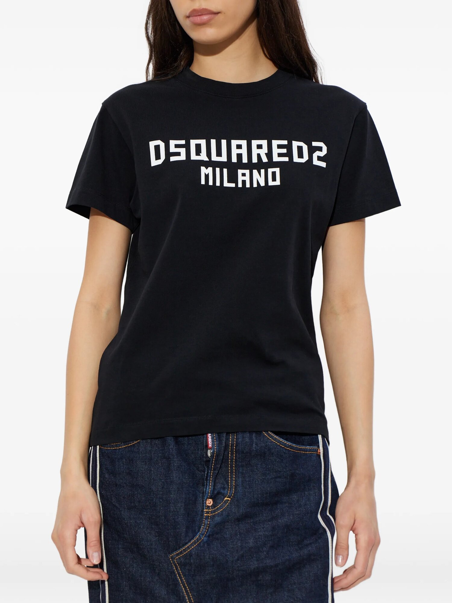Футболка DSQUARED2, размер S, черный — фото 1