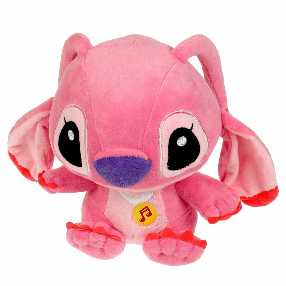 Игрушка мягкая розовый стич 20см