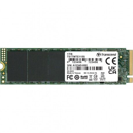 Накопитель SSD M.2 Transcend 1.0Tb MTE115S (TS1TMTE115S)