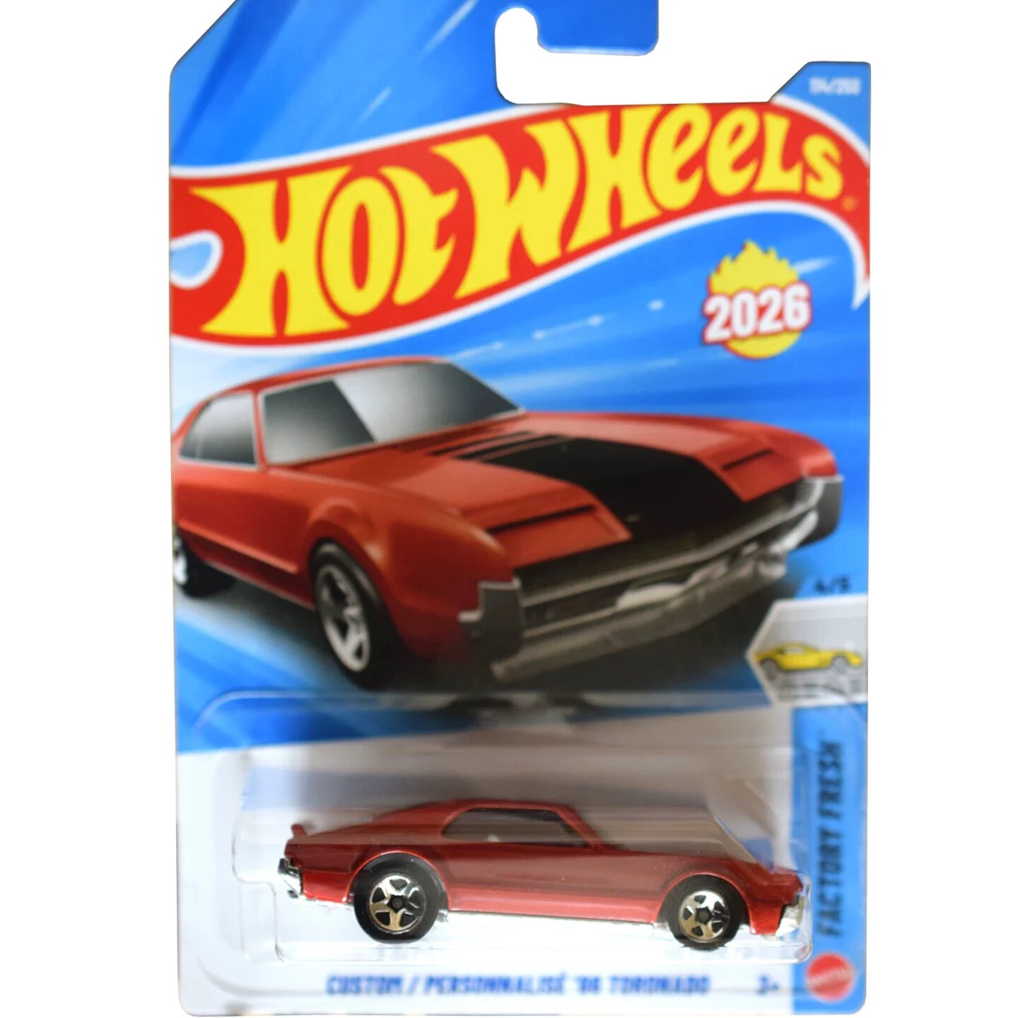 Hot Wheels Custom/Personalize '68 Tornado, красный