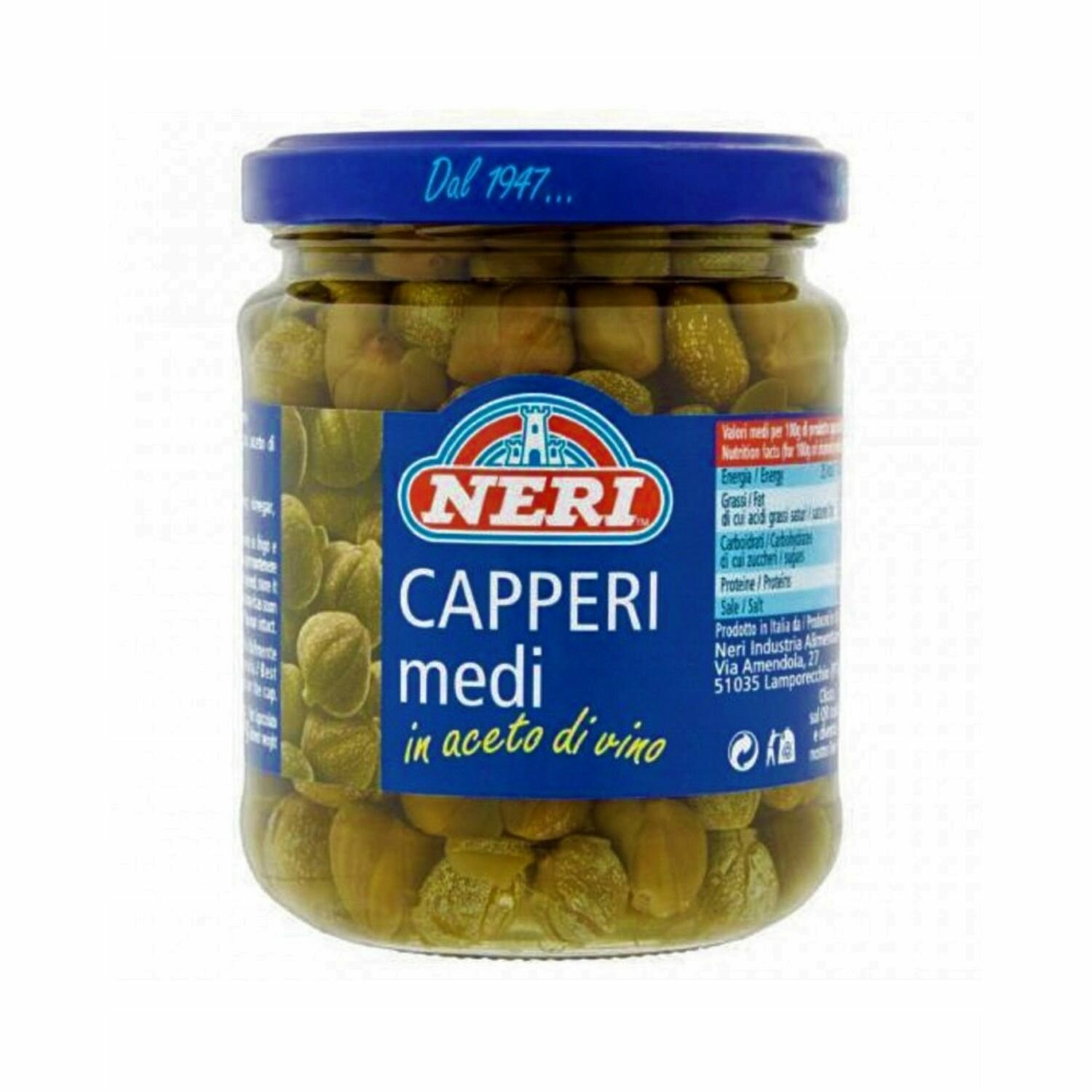 Каперсы средние Neri 200 г