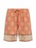 Шорты Hanro Printed drawstring shorts, размер 40, оранжевый