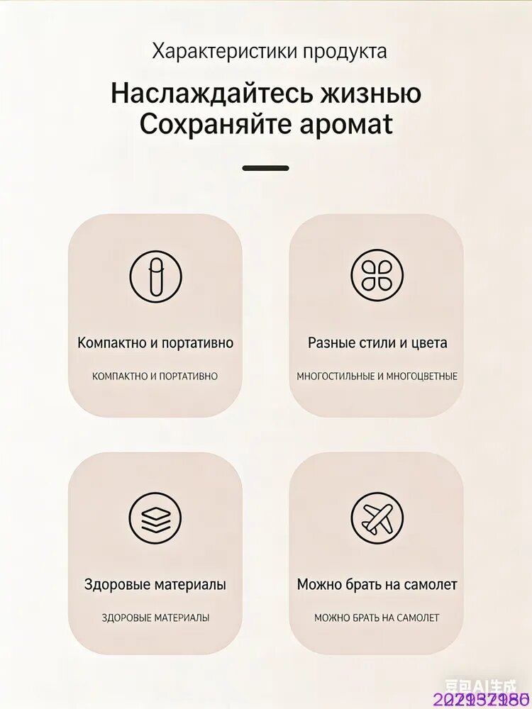 Атомайзер 10мл для духов, набор из 10 флаконов, синий, металл/стекло — фото 1