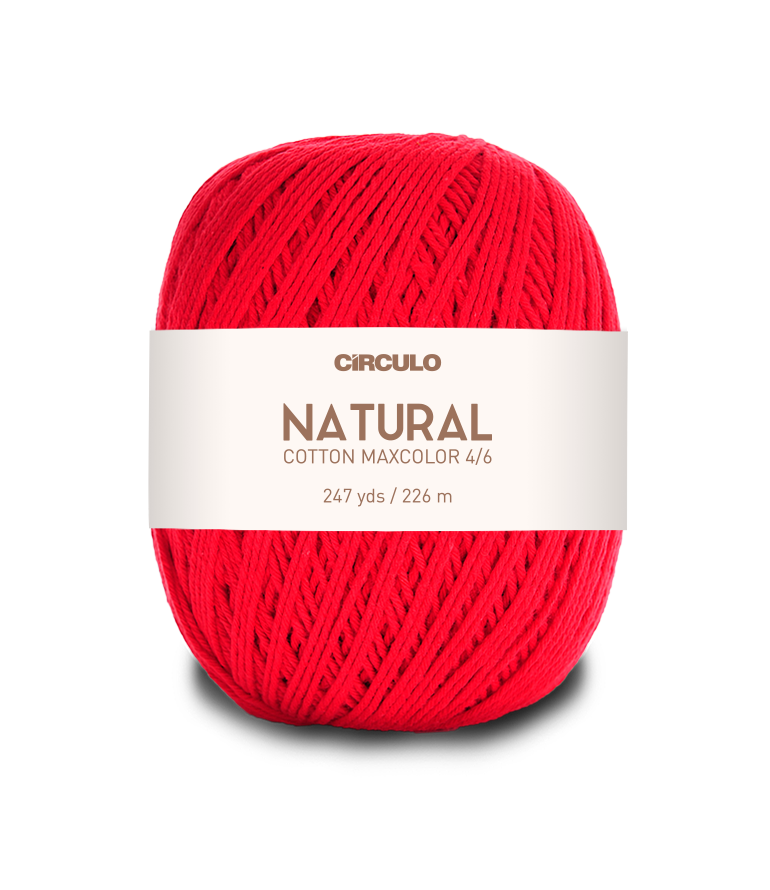 Пряжа CiRCULO NATURAL MAXCOLOR 6, 100% хлопок, 200гр. 226м, цвет 3501