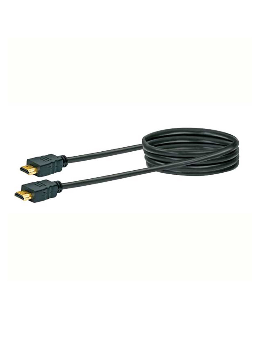 Кабель Schwaiger высокоскоростной HDMI, цвет черный, длина шнура 1,5 метра, 19 контактное соединение, никелированные и позолоченные контакты