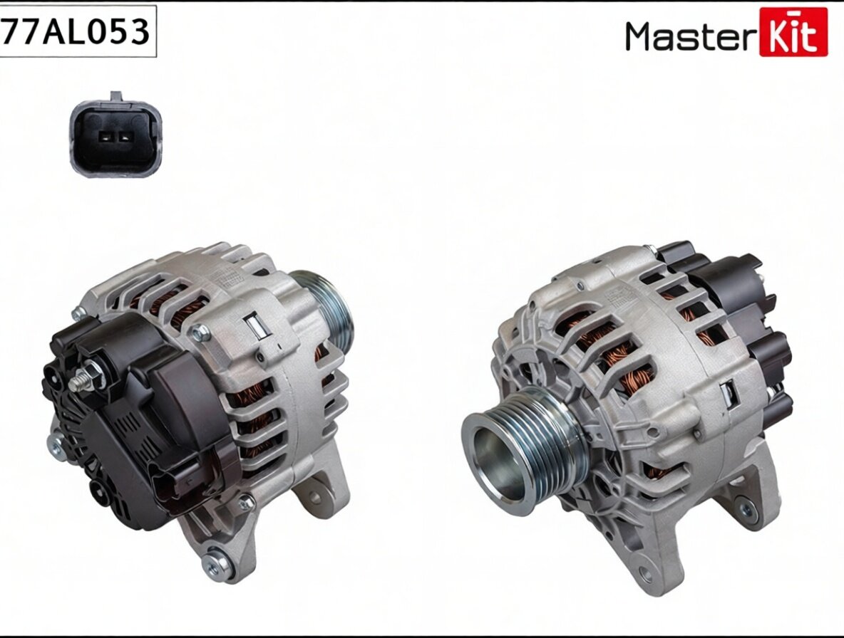 Генератор RENAULT LOGAN 1.6 10- 90A (14V 90A) Masterkit MasterKit арт. 77AL053