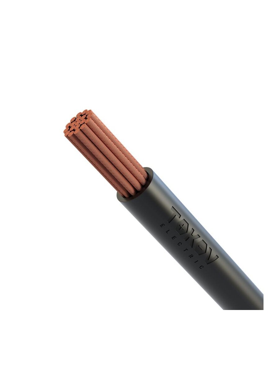 Провод TOKOV ELECTRIC ПуГВнг(А)-LS 1х10 Ч 450/750В (уп.100м) 000011545
