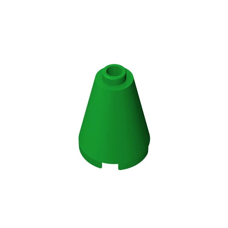 Круглый кирпич LEGO Зеленый, Color: 040